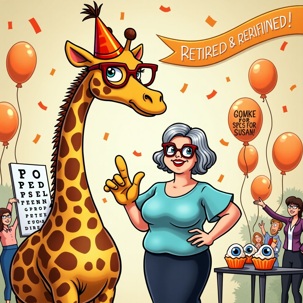 Retirement Party Farewell Cards - Silly Robot Cards