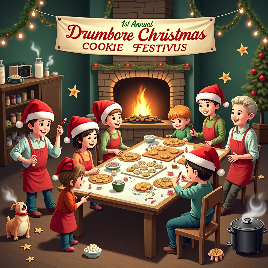 Event Invitation Christmas Cards - Silly Robot Cards