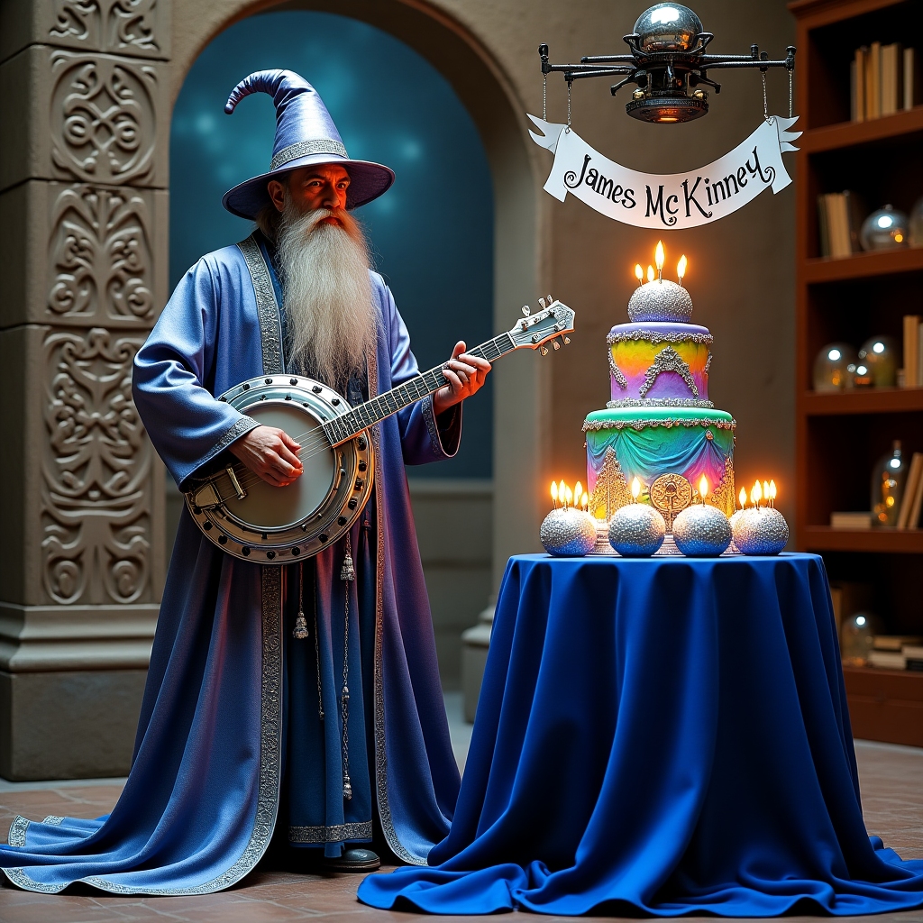 Mystical Symbols Birthday Cards - Silly Robot Cards