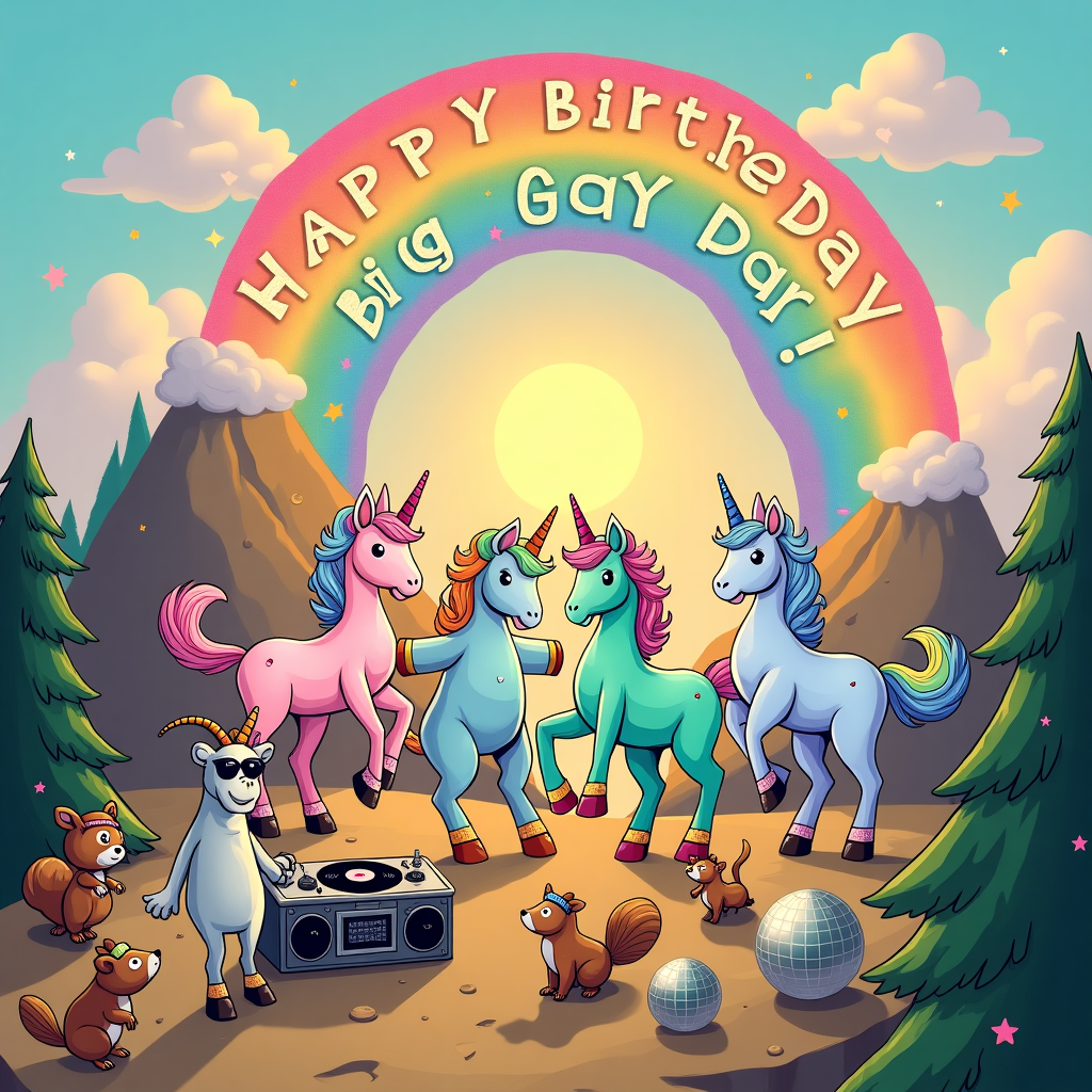 Comic Whimsy Birthday Cards - Silly Robot Cards