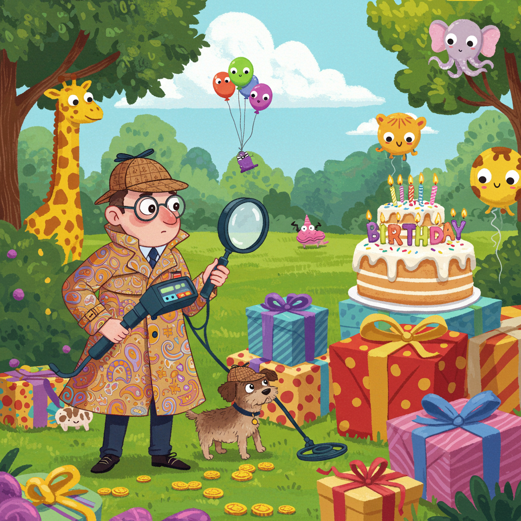 Friendship (Detective and Dog) Birthday Cards - Silly Robot Cards