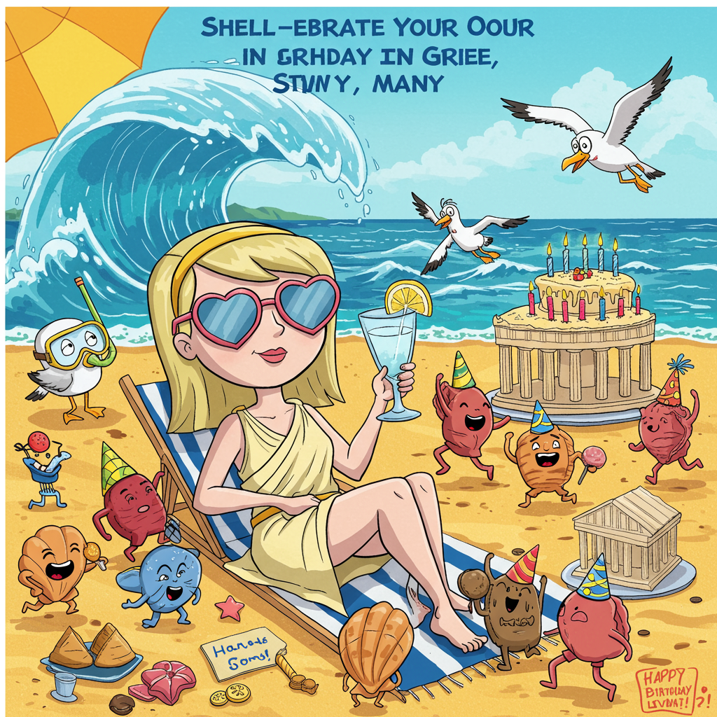 Toga Birthday Cards - Silly Robot Cards