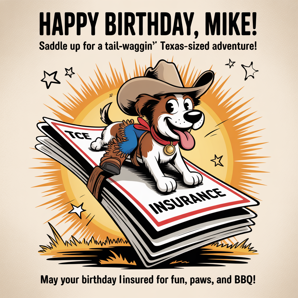 Insurance Birthday Cards - Silly Robot Cards