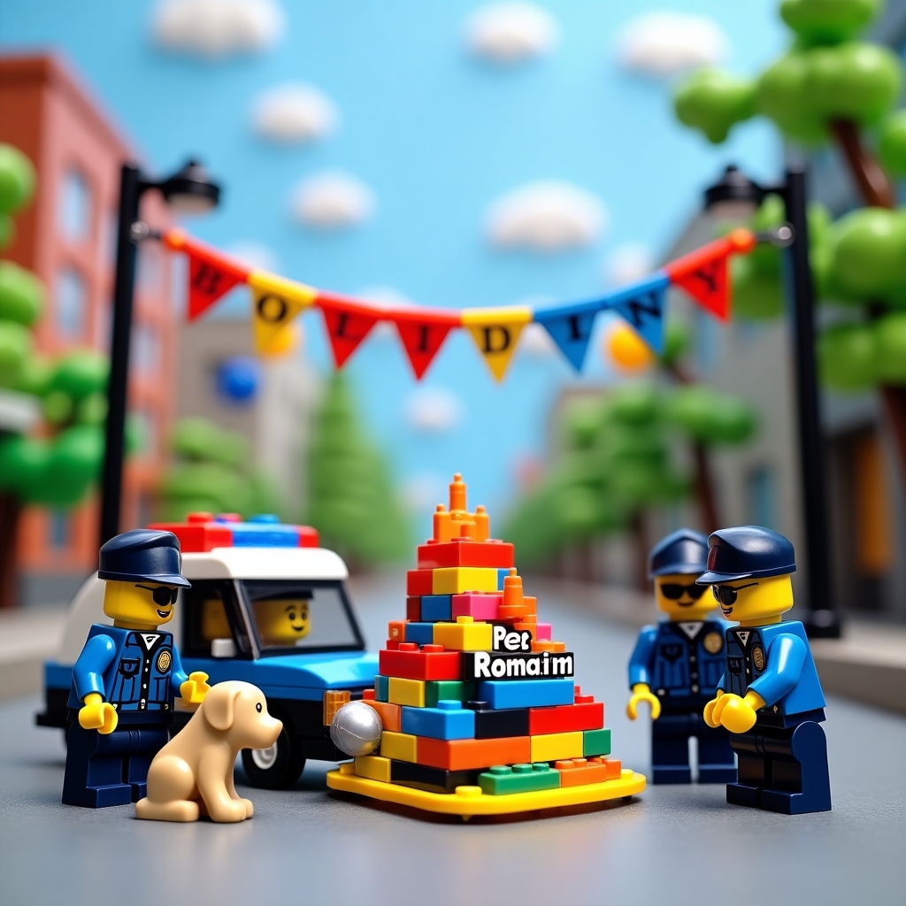 LEGO Party Birthday Cards - Silly Robot Cards