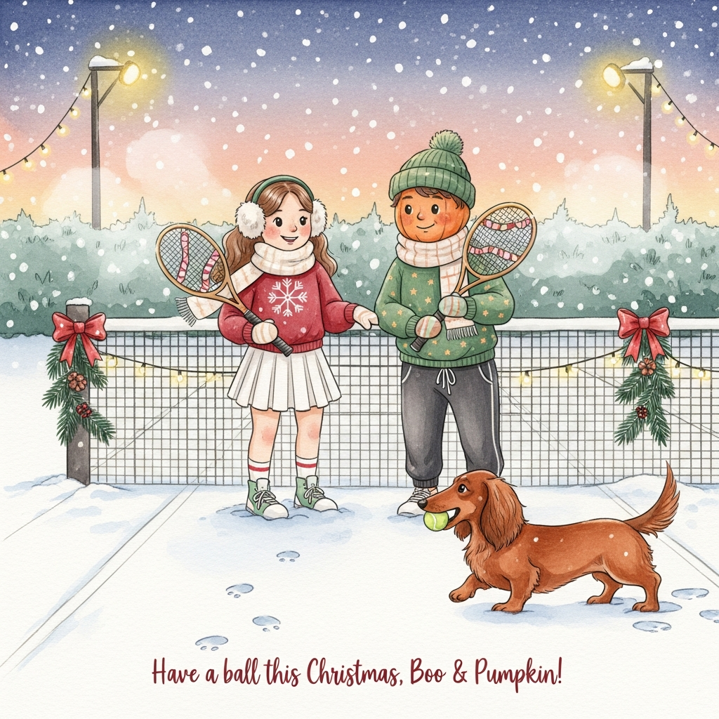 Cozy Winter Activities Christmas Cards - Silly Robot Cards