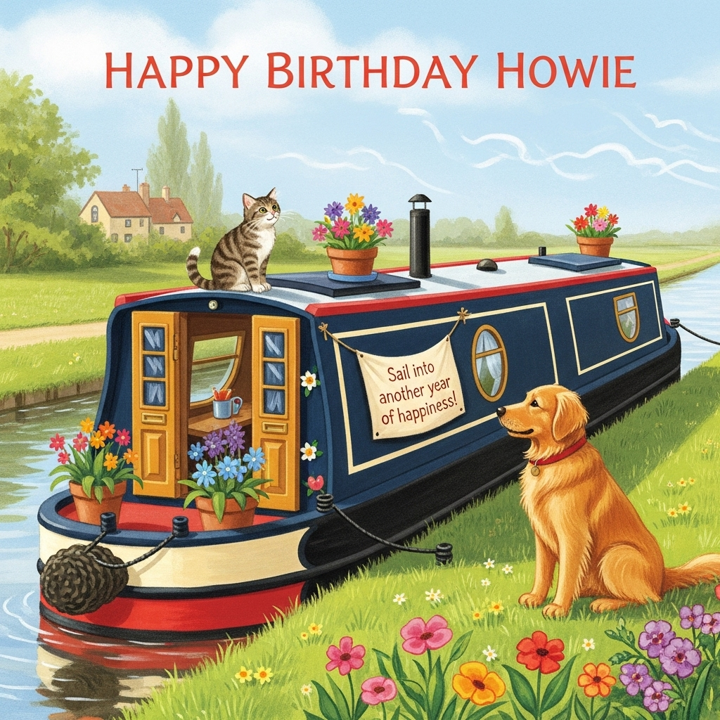 Nature-themed Art Birthday Cards - Silly Robot Cards