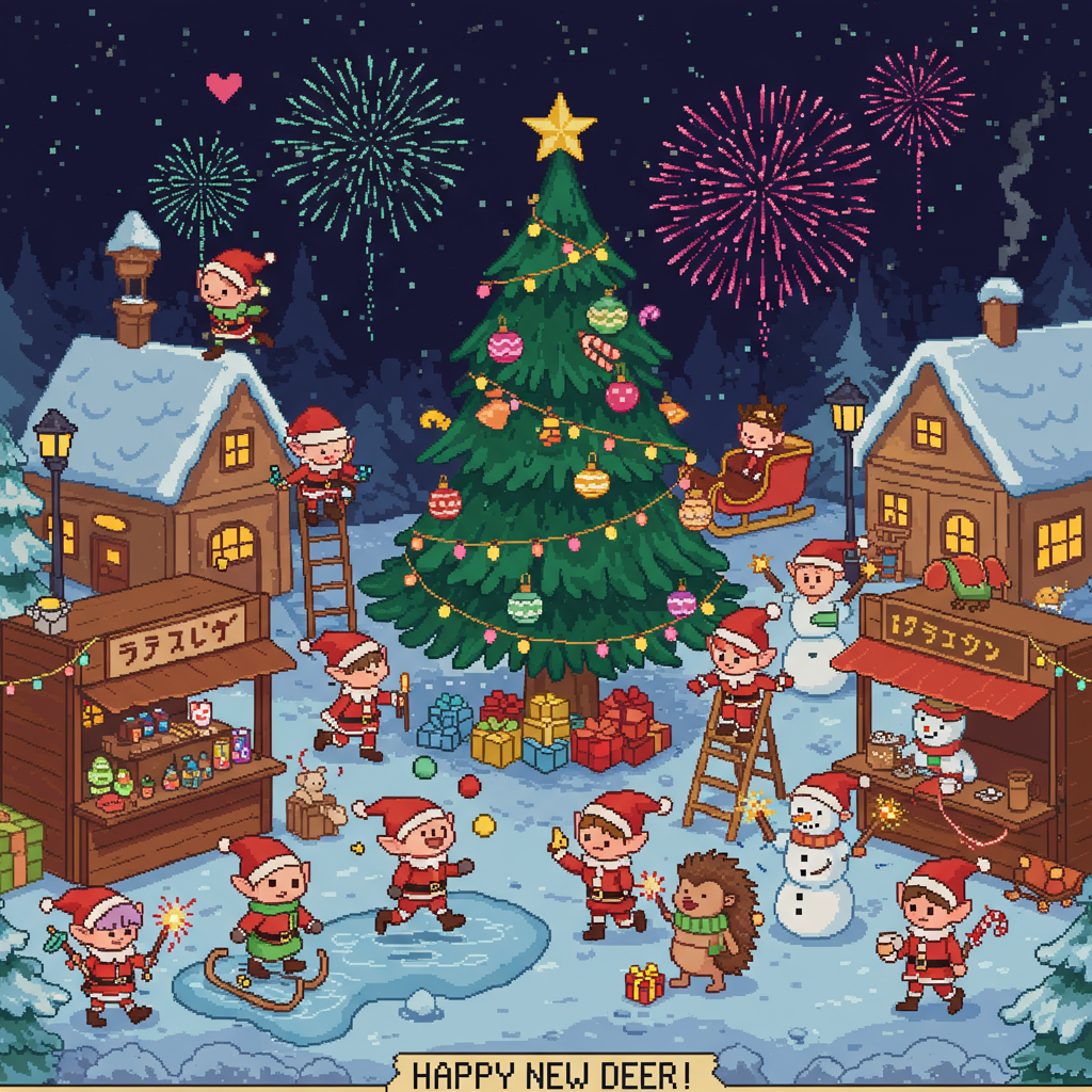 Countdown Christmas Cards - Silly Robot Cards