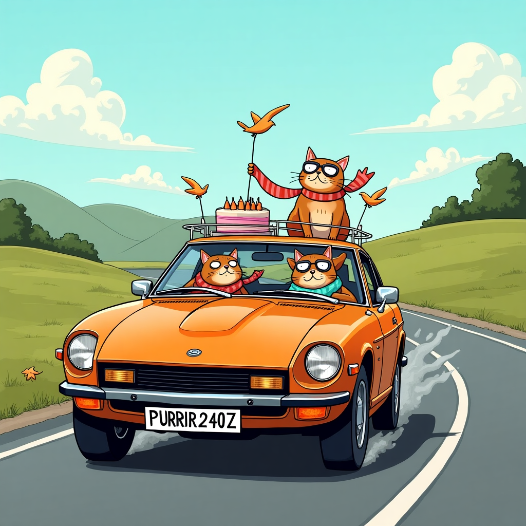 Fast and the Fluffy Birthday Cards - Silly Robot Cards