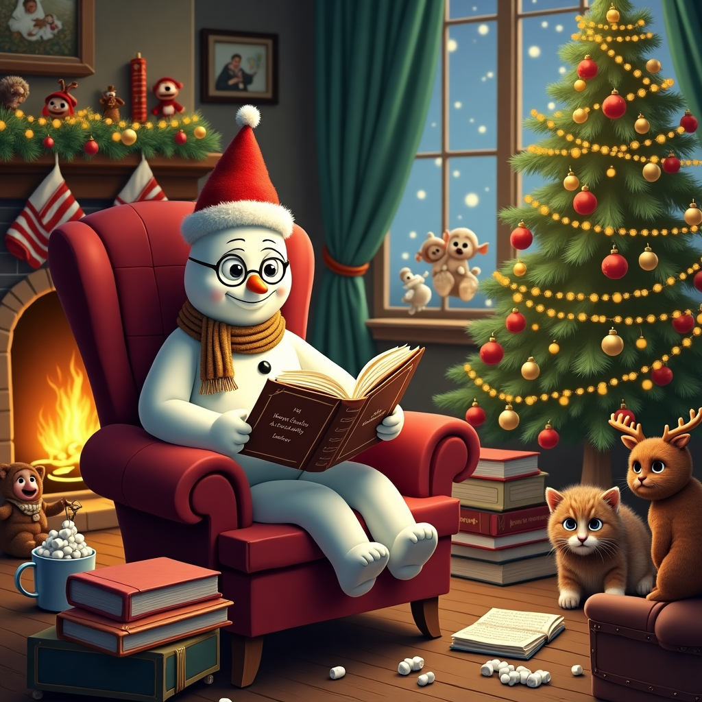 Traditional Christmas Symbols Christmas Cards - Silly Robot Cards