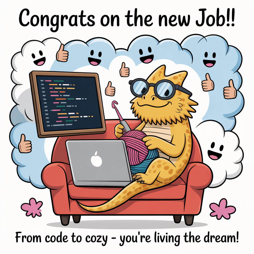 Hobbies Congratulations Cards - Silly Robot Cards