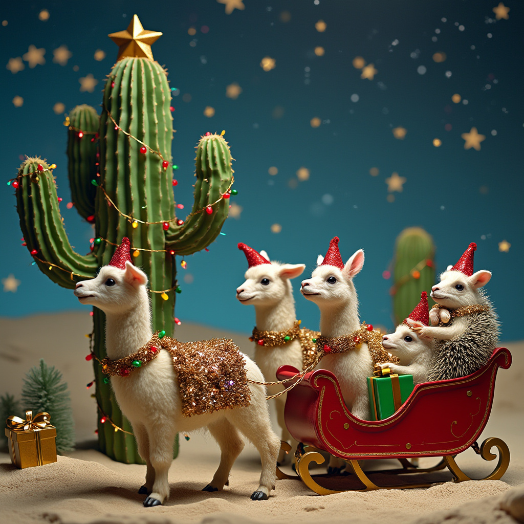 Personalized holiday messages Christmas Cards - Silly Robot Cards