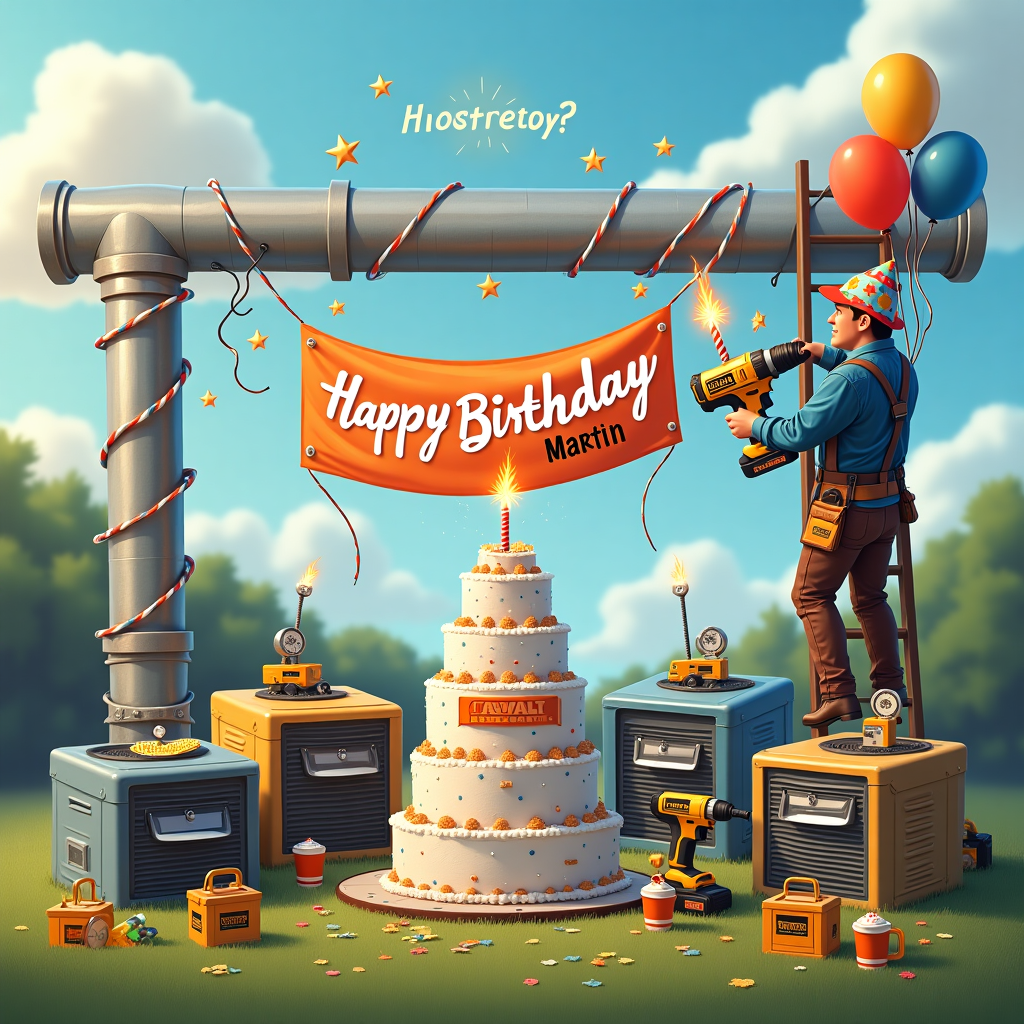 Professional-themed Birthday Cards - Silly Robot Cards