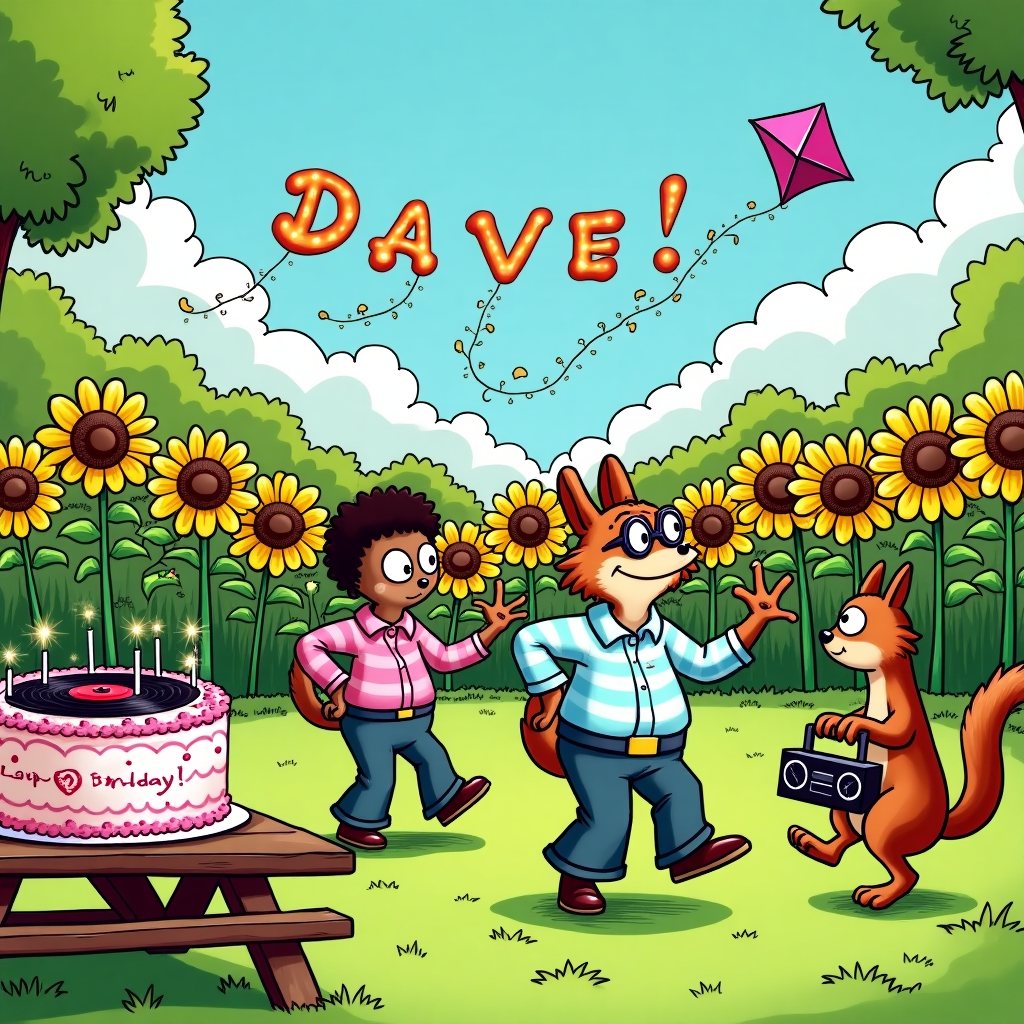 70s Nostalgia Birthday Cards - Silly Robot Cards