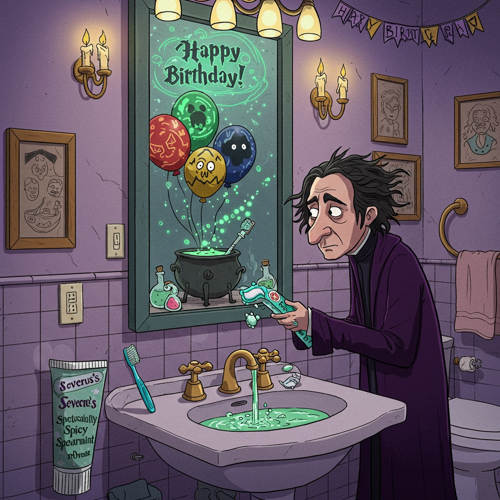 Potion-themed items Birthday Cards - Silly Robot Cards