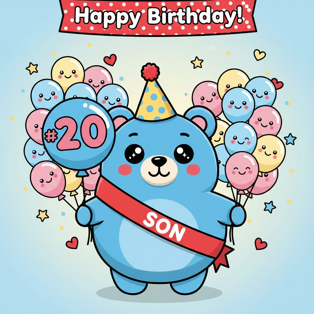 Cards for Sons Birthday Cards - Silly Robot Cards