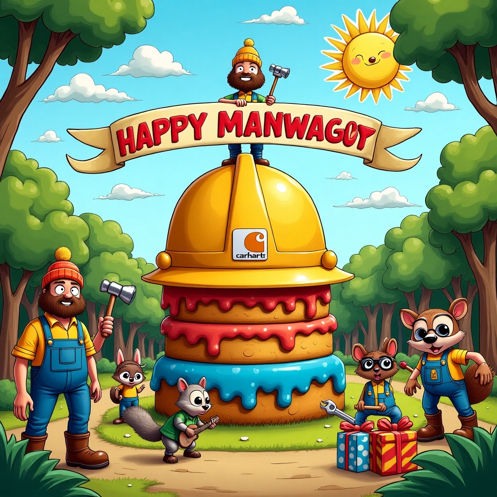 Carhartt Birthday Cards - Silly Robot Cards