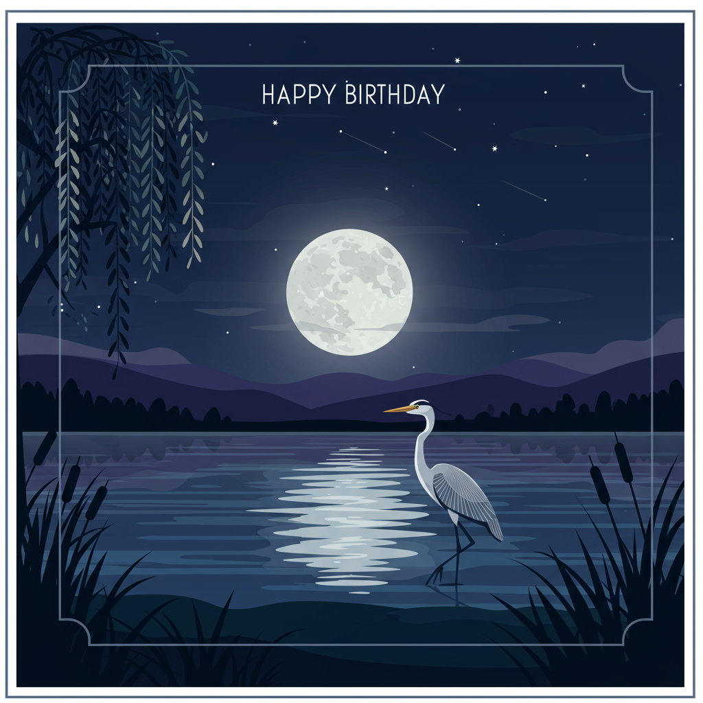 Moon Birthday Cards - Silly Robot Cards