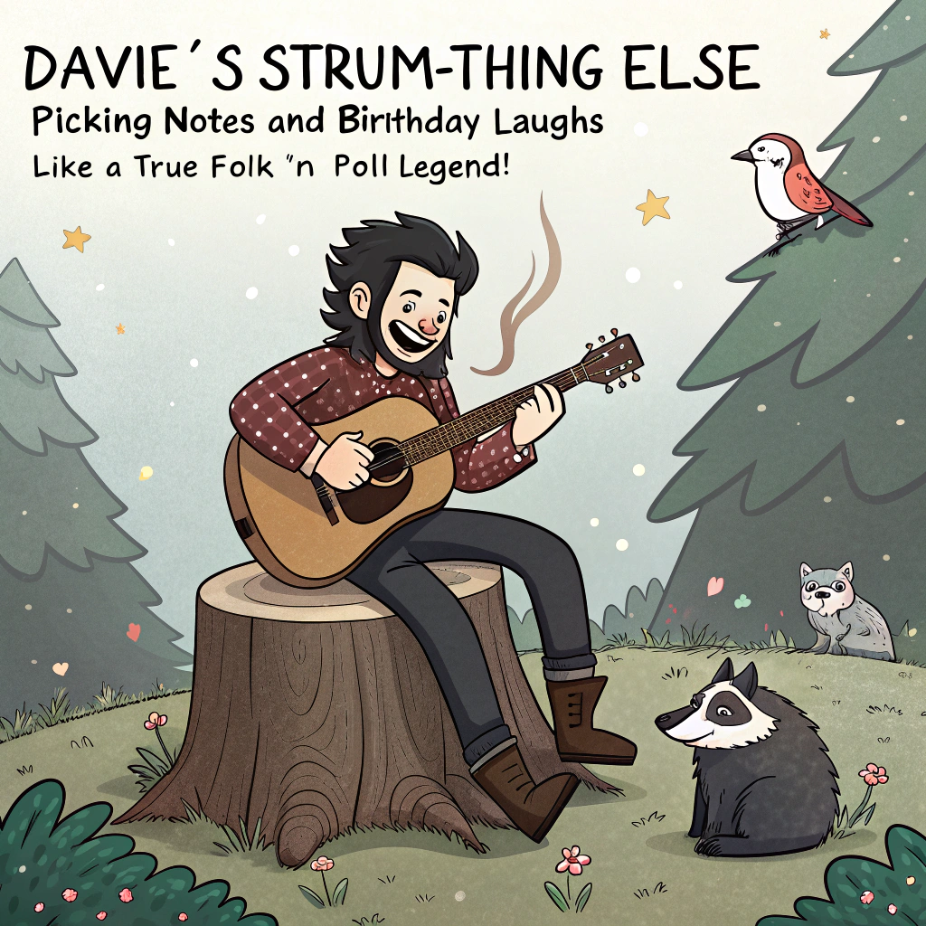 Folk Theme Birthday Cards - Silly Robot Cards