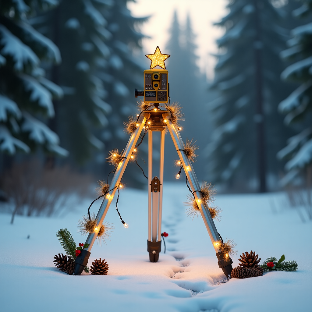 Nature Meets Technology Christmas Cards - Silly Robot Cards