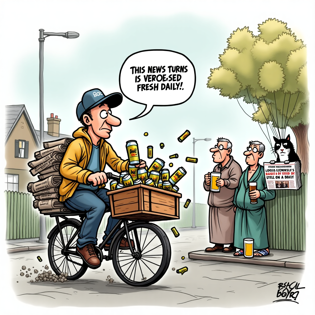 Funny Cartoons Birthday Cards - Silly Robot Cards