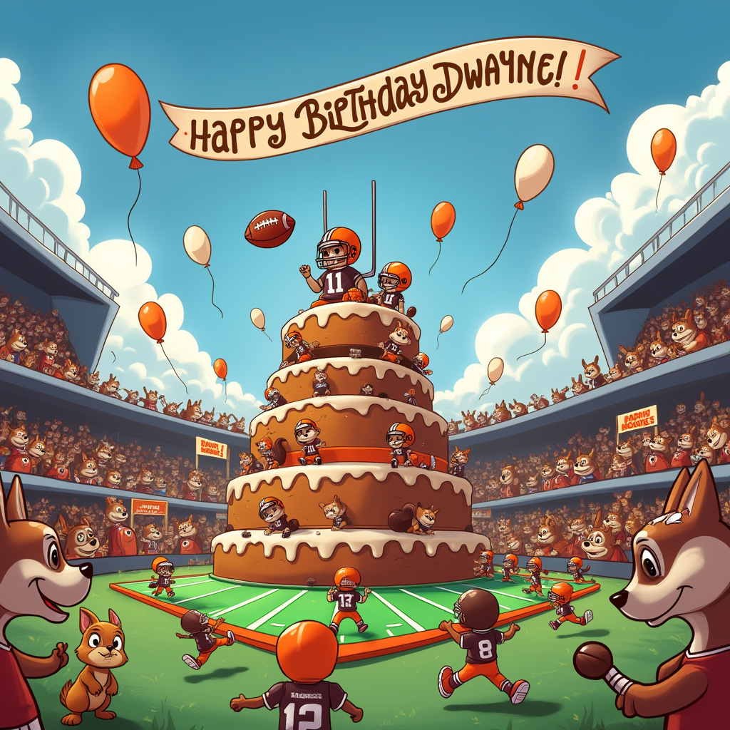 Animal Mascots Birthday Cards - Silly Robot Cards