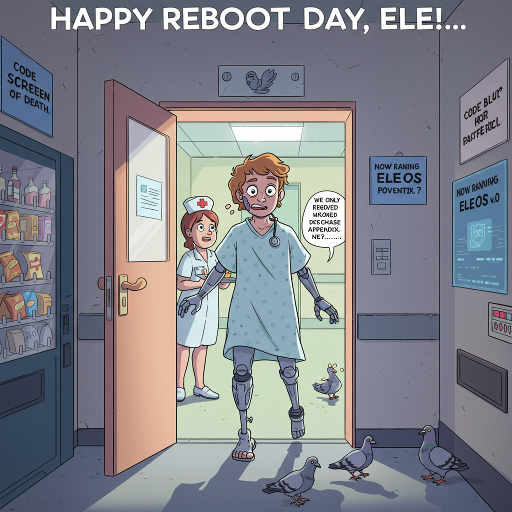 Funny Medical Situations Sympathy Cards - Silly Robot Cards