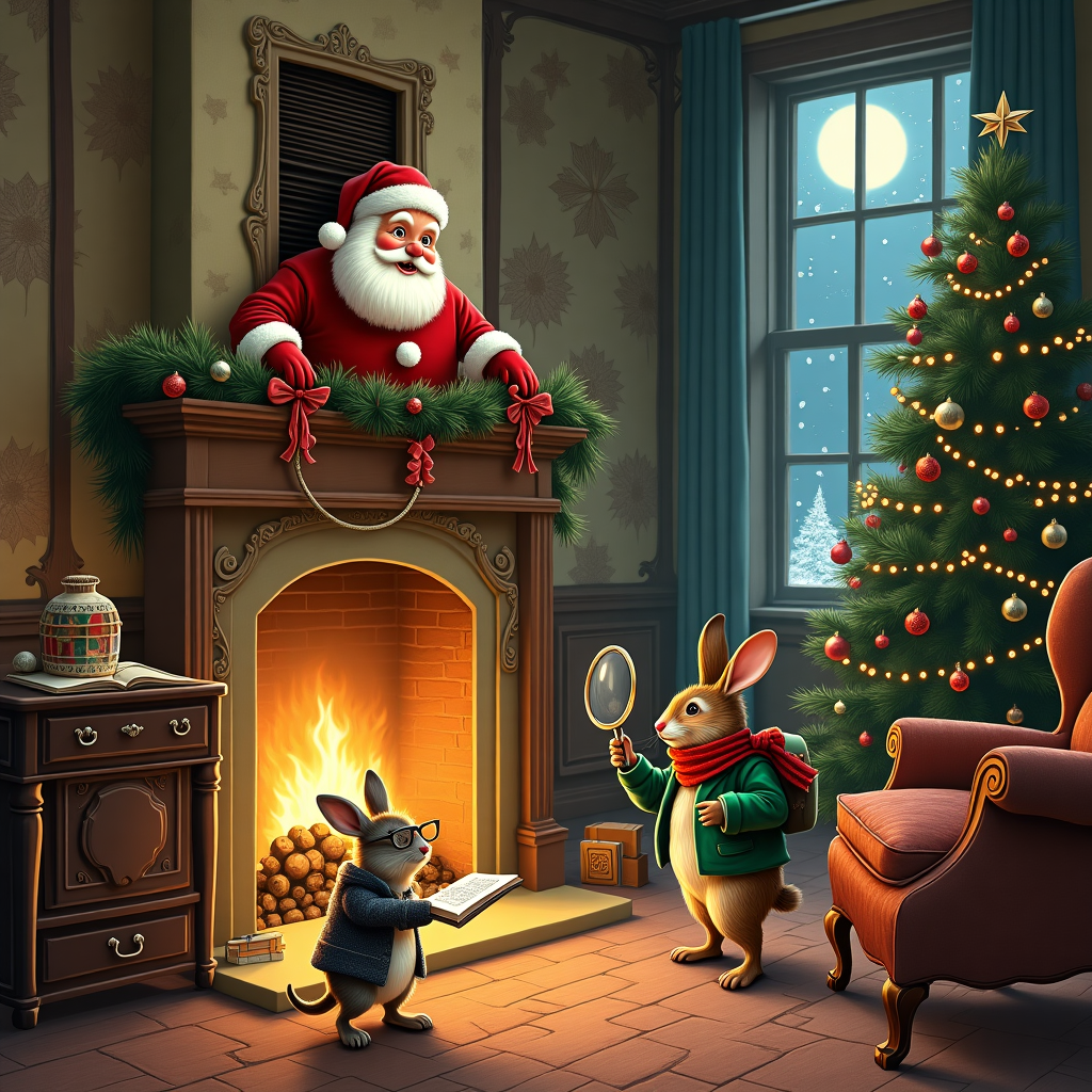 Curious Animals Christmas Cards - Silly Robot Cards