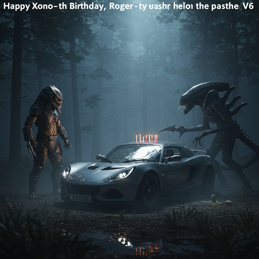 Alien vs Predator Birthday Cards - Silly Robot Cards