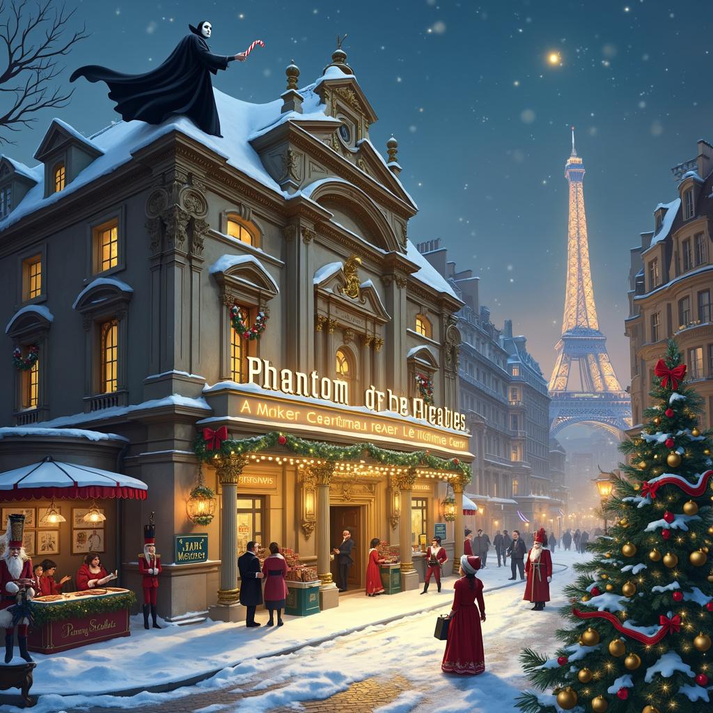 Phantom Of The Opera Christmas Cards - Silly Robot Cards