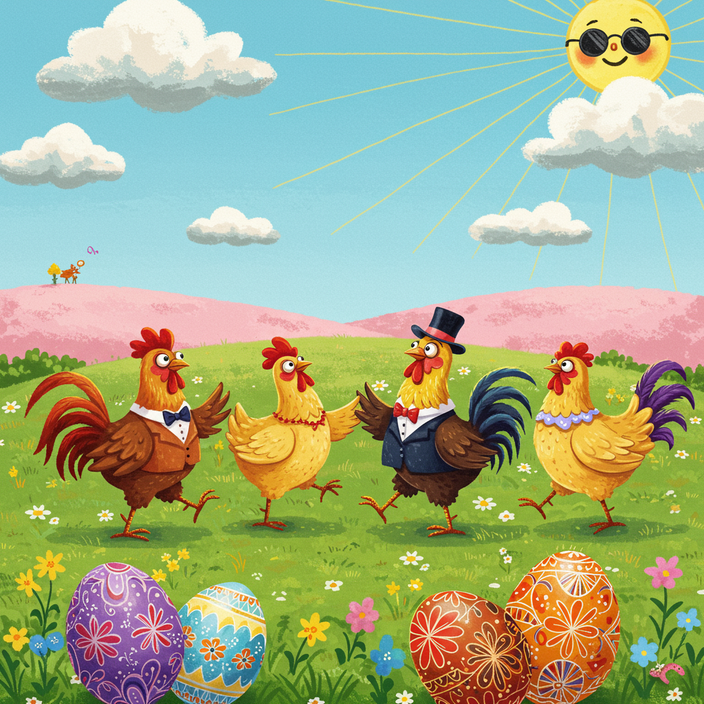 Playful Characters Easter Cards - Silly Robot Cards