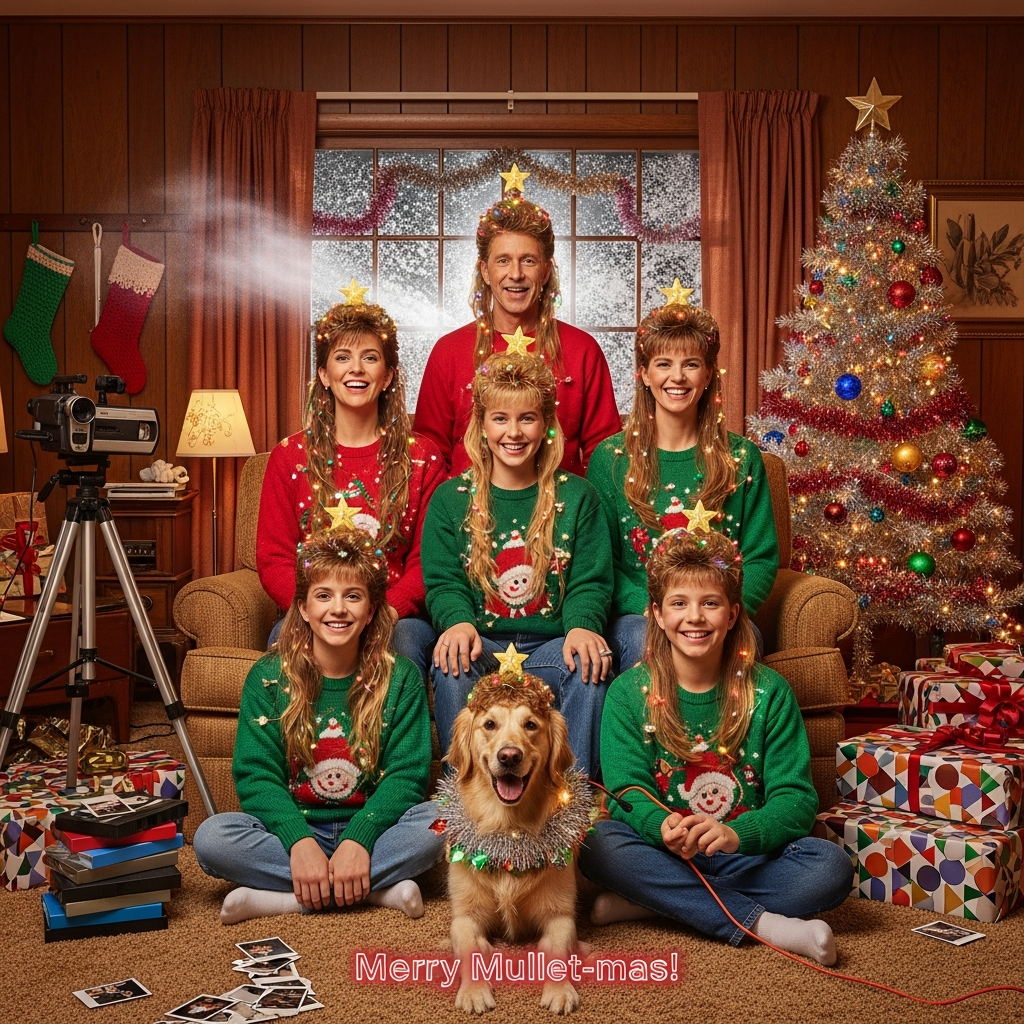 1980s Christmas Christmas Cards - Silly Robot Cards