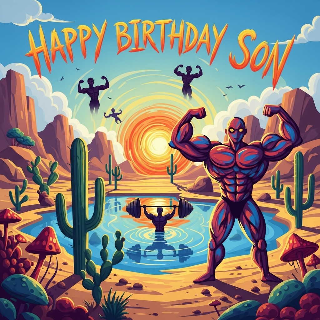 Post-Apocalyptic Birthday Cards - Silly Robot Cards