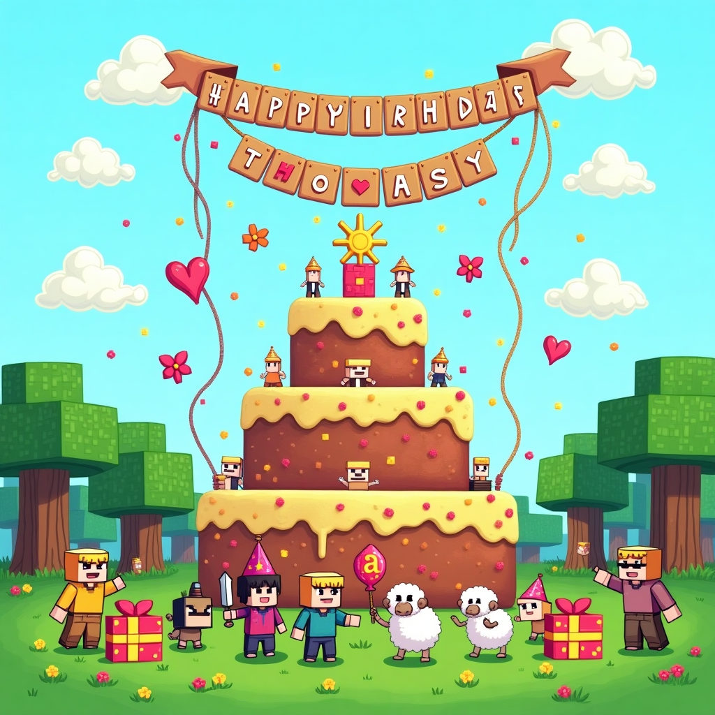 Interactive illustration Birthday Cards - Silly Robot Cards