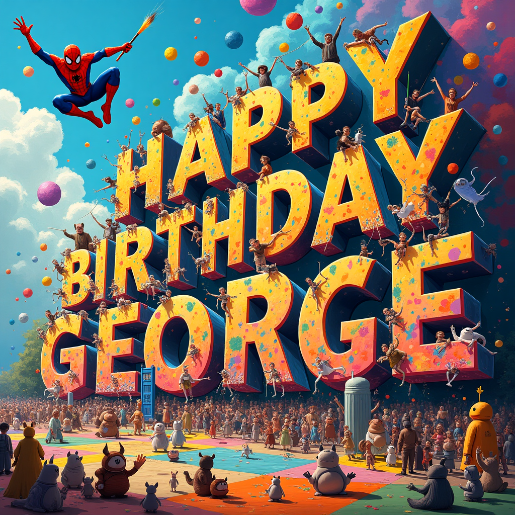 Pop Culture Characters Birthday Cards - Silly Robot Cards