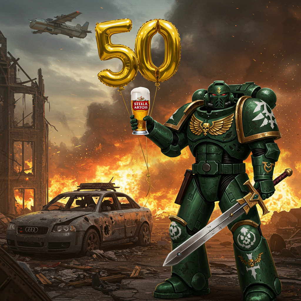 Character Tribute Birthday Cards - Silly Robot Cards