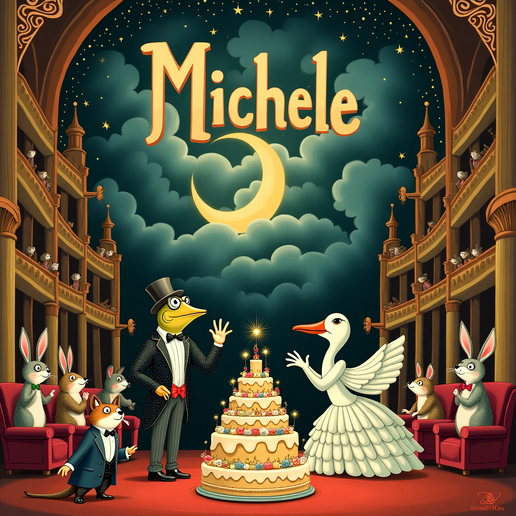 Opera Theme Birthday Cards - Silly Robot Cards