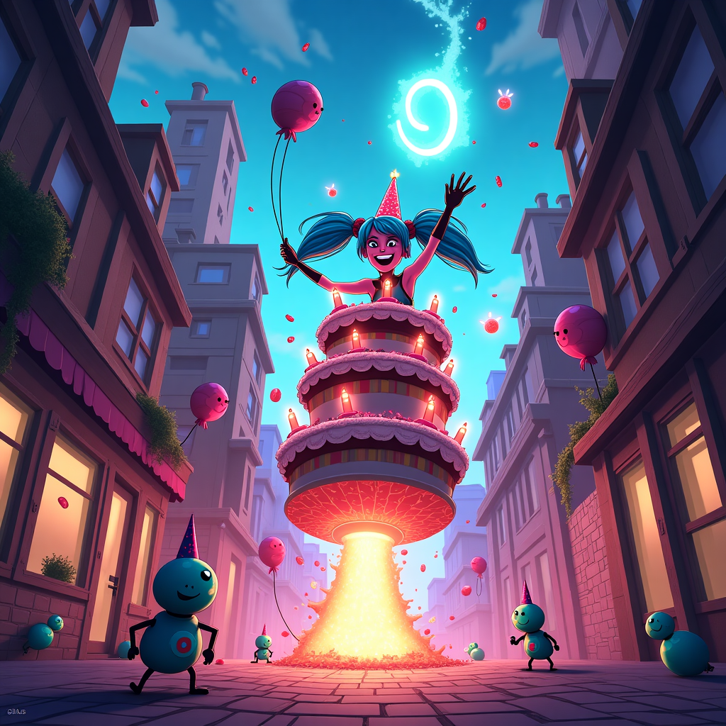 Video Game Merchandising Birthday Cards - Silly Robot Cards