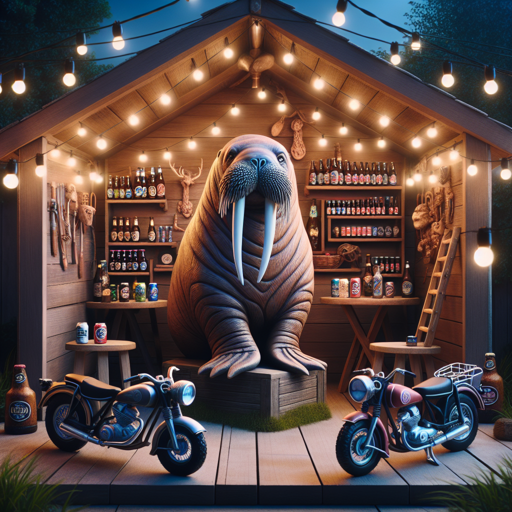 Walrus Birthday Cards - Silly Robot Cards