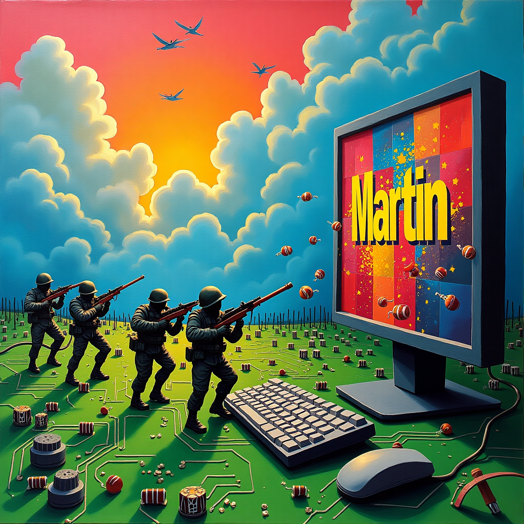 Whimsical Design Sympathy Cards Ideas - Silly Robot Cards