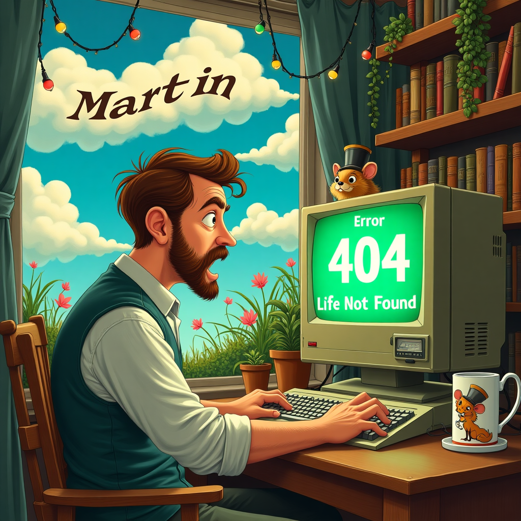 Nostalgia Sympathy Cards - Silly Robot Cards