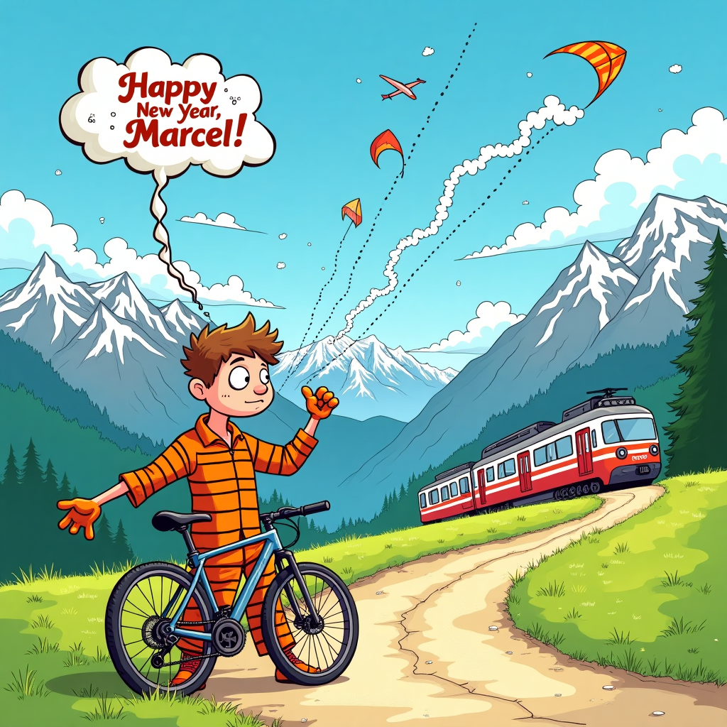 Martial Arts New Year Cards - Silly Robot Cards