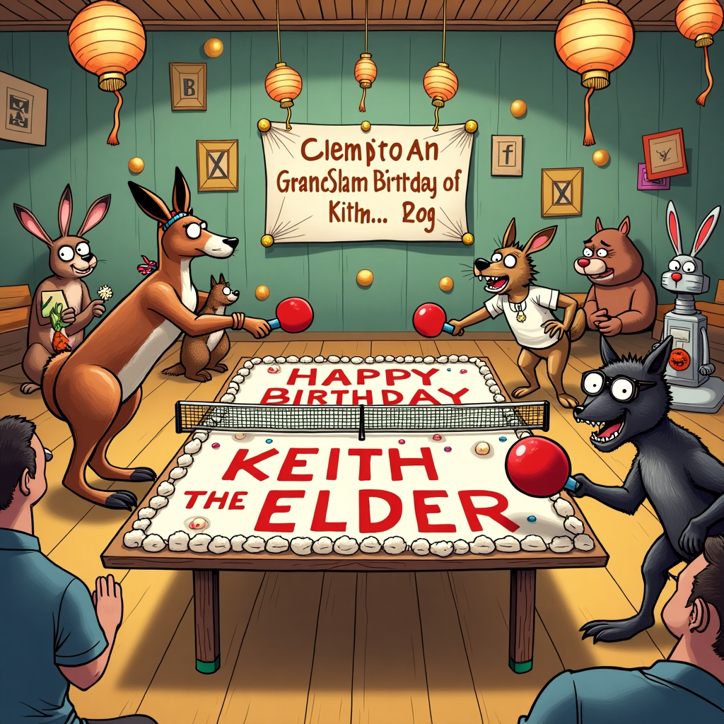 Animals in Sports Birthday Cards - Silly Robot Cards