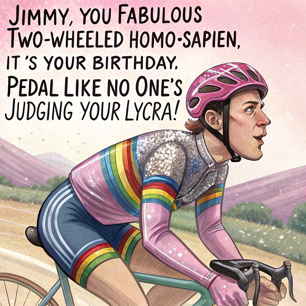 Jimmy Birthday Cards - Silly Robot Cards