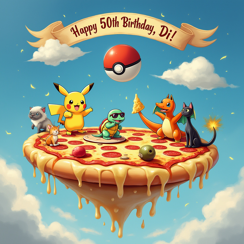Charizard Birthday Cards - Silly Robot Cards
