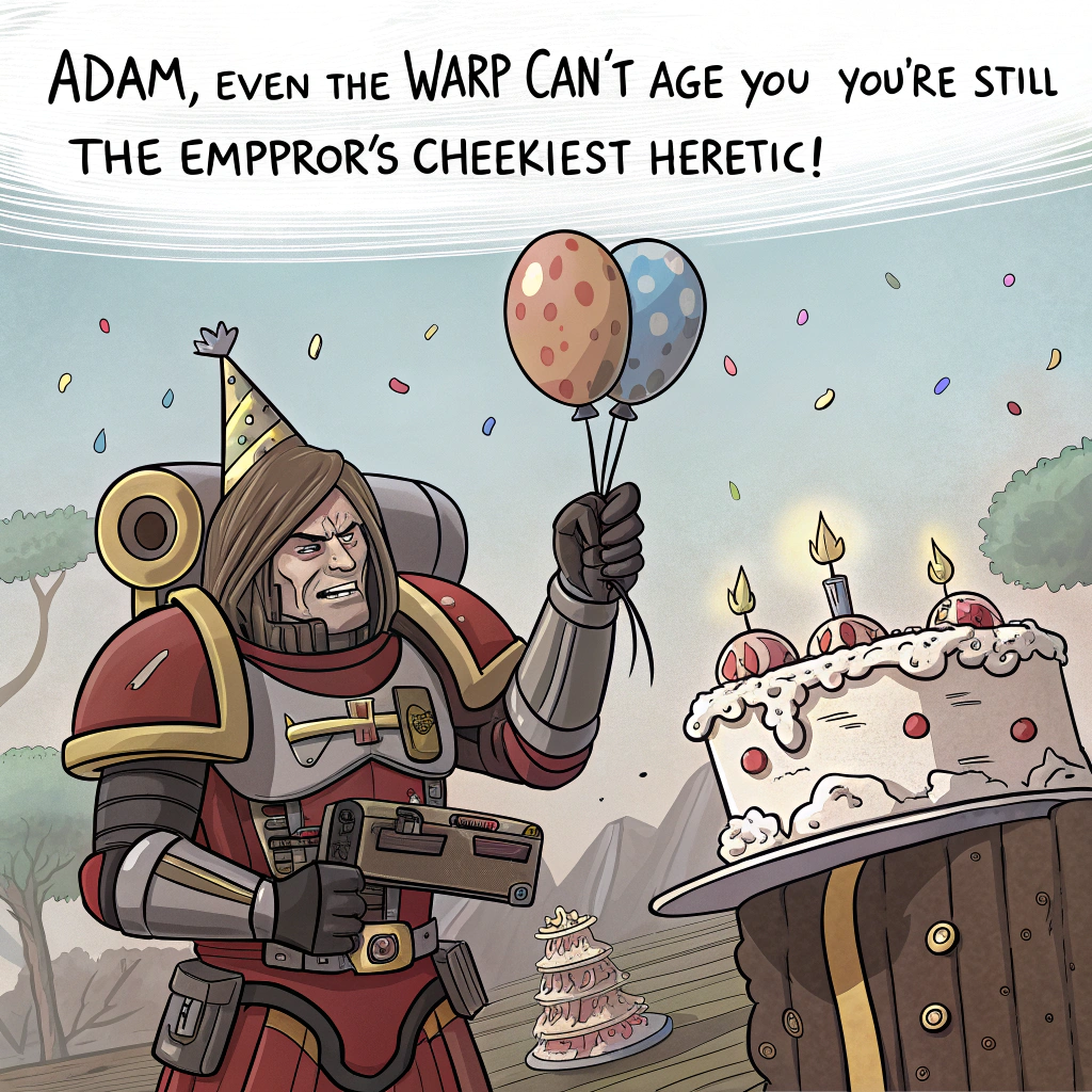 Warhammer Necrons Birthday Cards - Silly Robot Cards