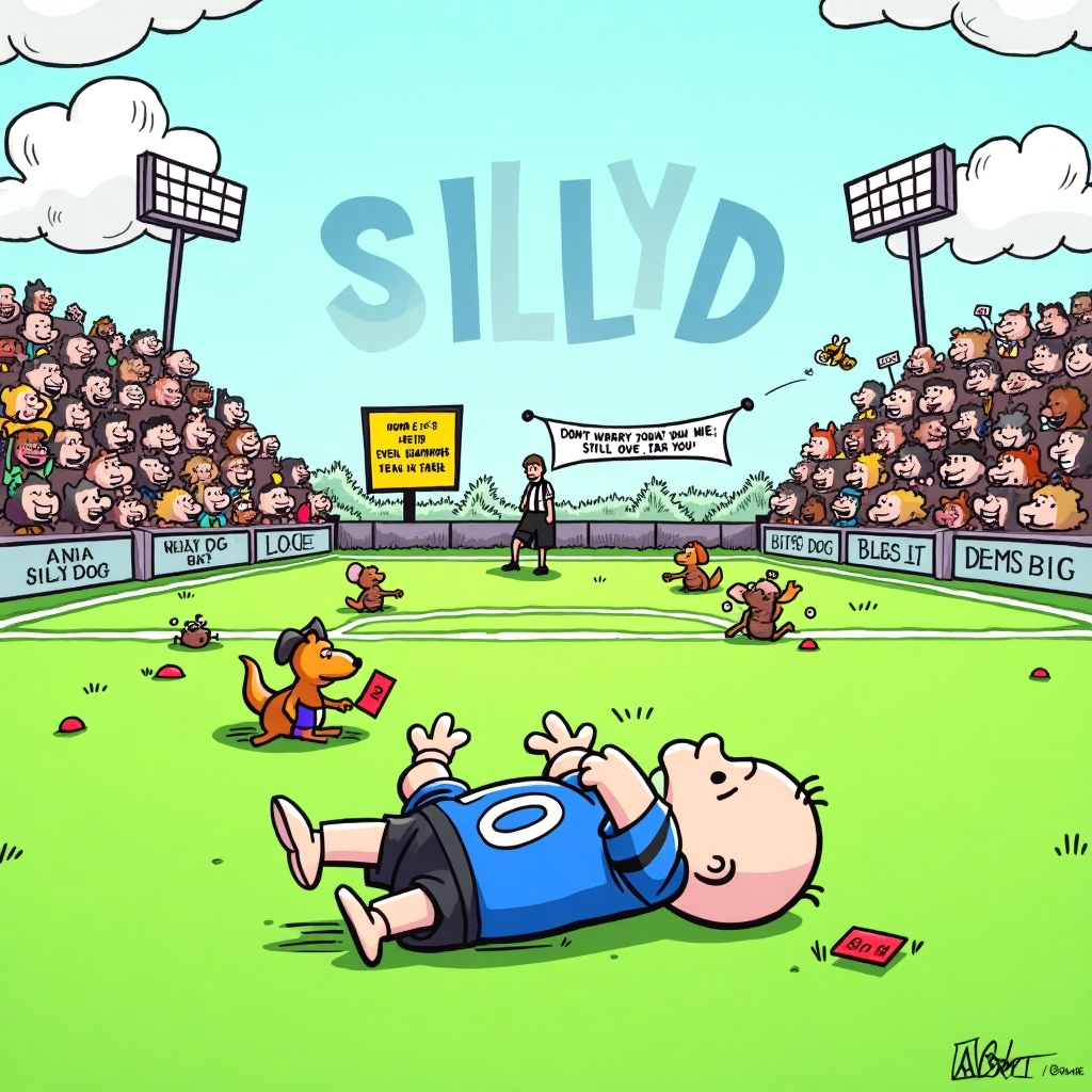 Cartoon Characters Sympathy Cards - Silly Robot Cards