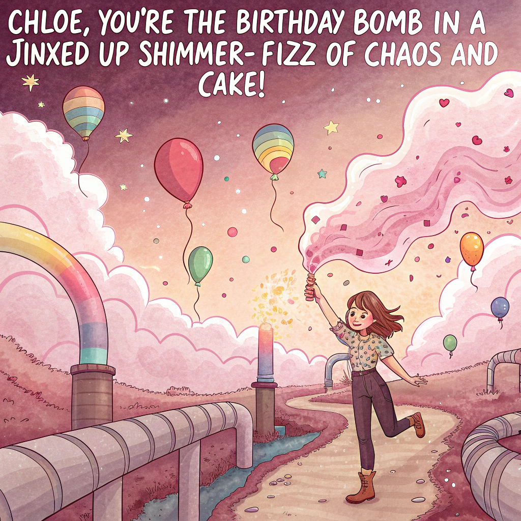 Cake Fights Birthday Cards - Silly Robot Cards