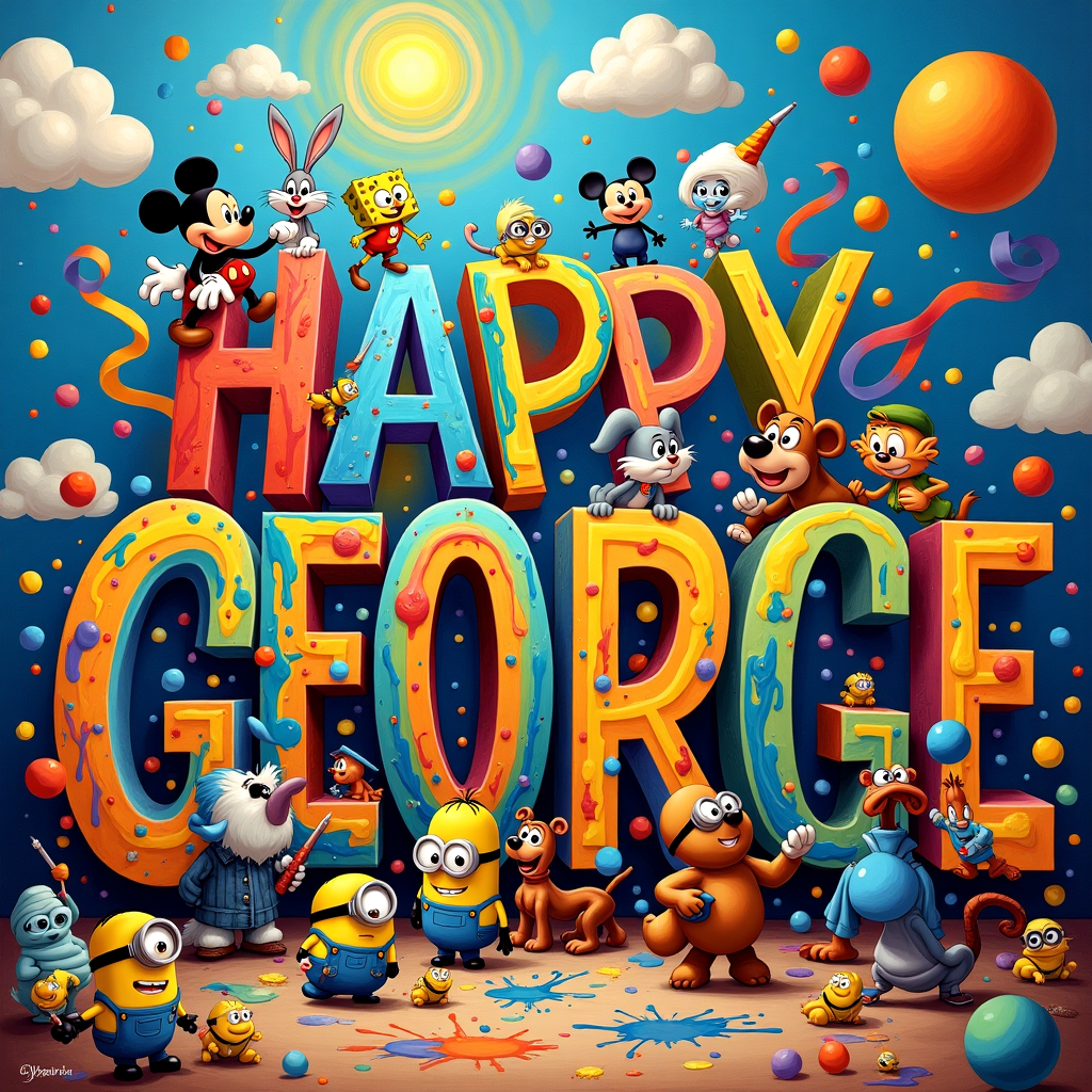 Nostalgic Characters Birthday Cards - Silly Robot Cards