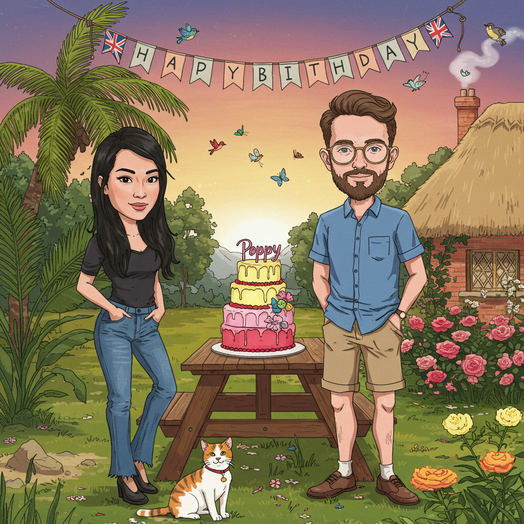 Long-Distance Romance Birthday Cards - Silly Robot Cards