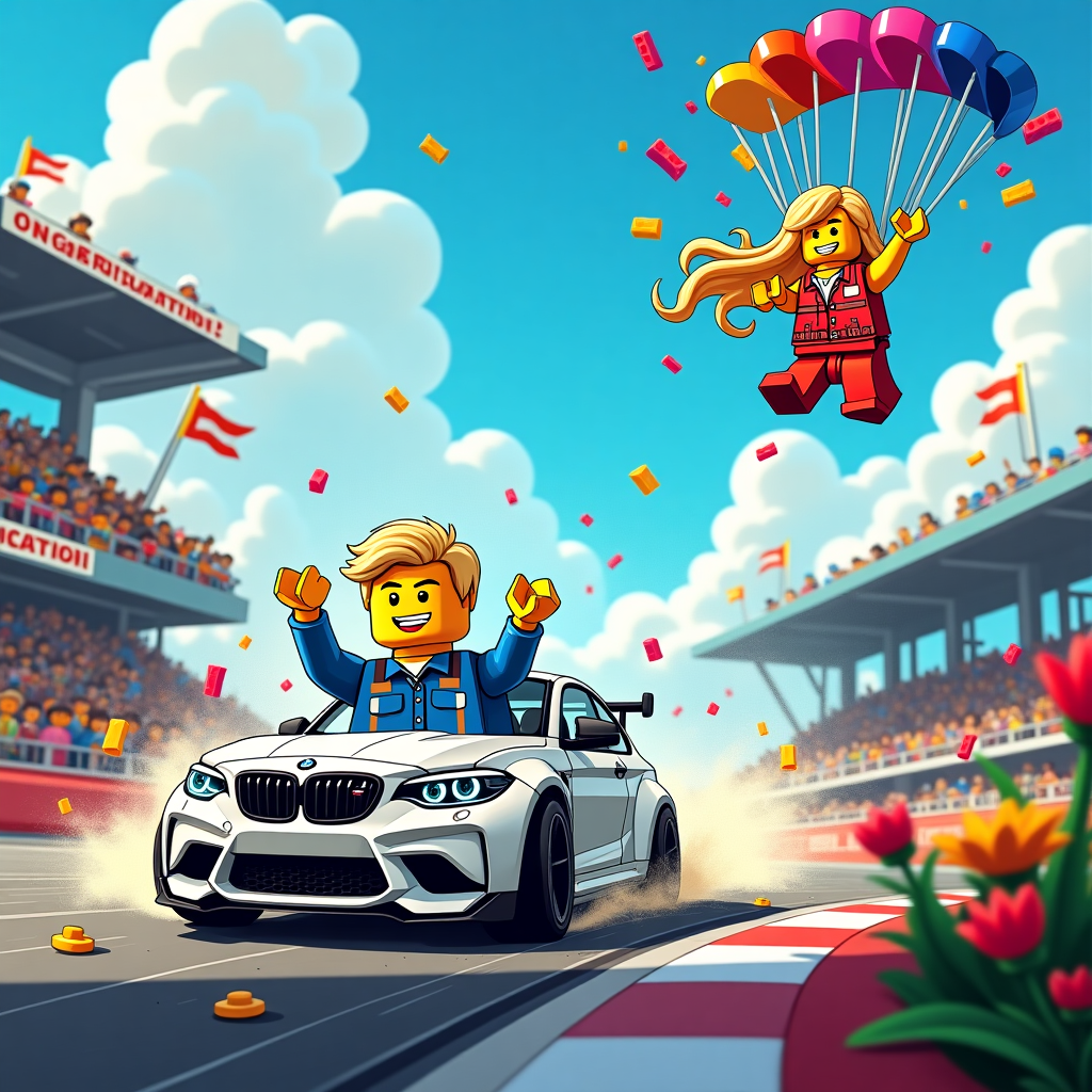 Lego Characters Congratulations Cards - Silly Robot Cards